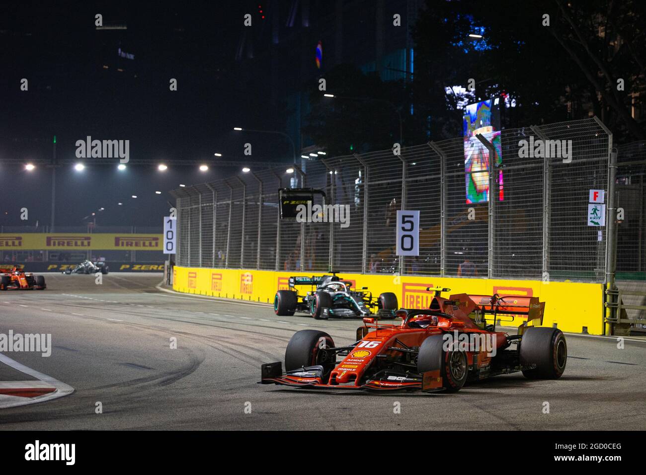 Charles Leclerc (MON) Ferrari SF90. Singapore Grand Prix, Sunday 22nd ...