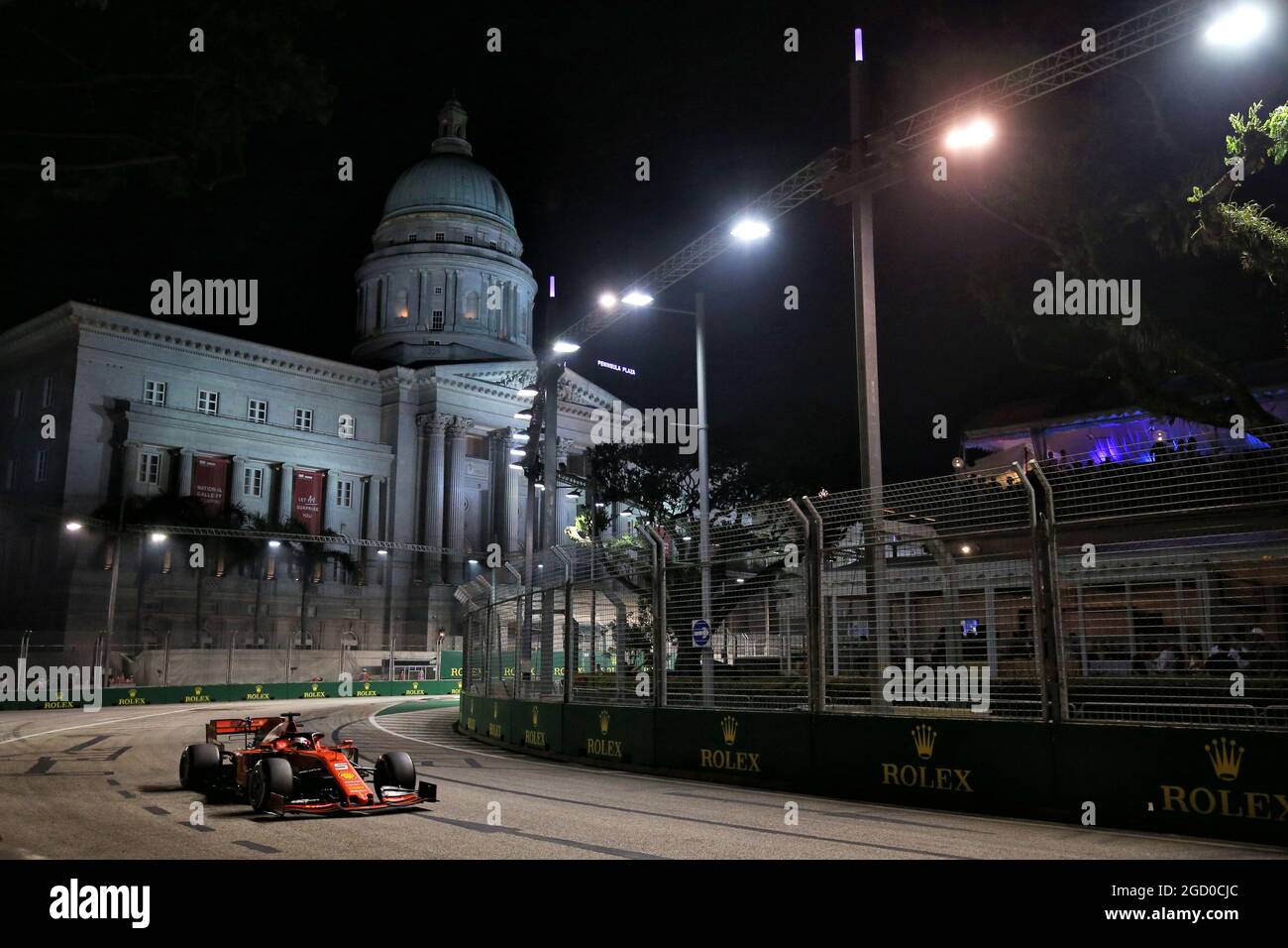 Sebastian Vettel (GER) Ferrari SF90. Singapore Grand Prix, Sunday 22nd ...