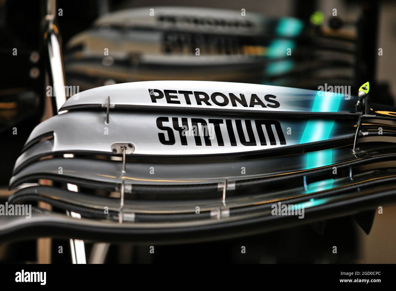 Mercedes amg f1 w10 front wing detail hi-res stock photography and ...