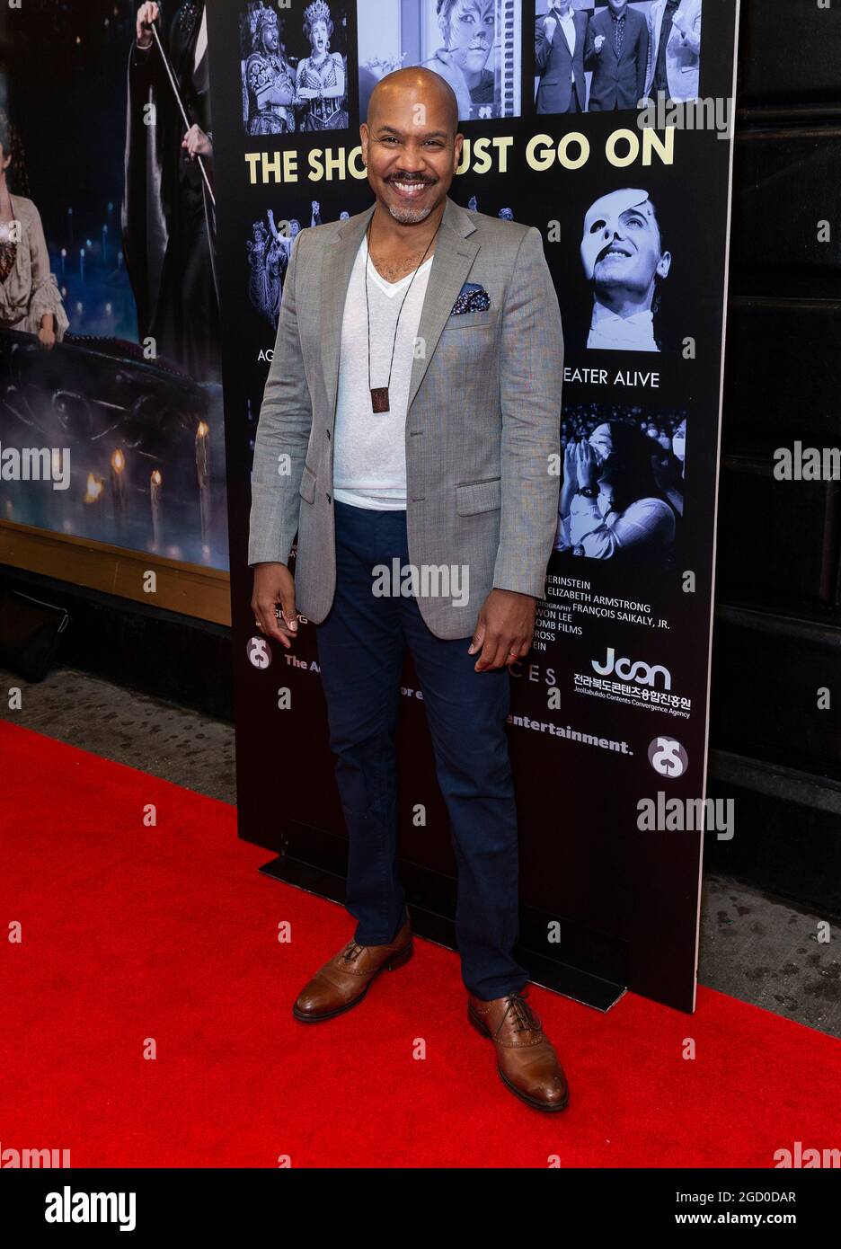 New York, United States. 09th Aug, 2021. Darius DeHaas attends premiere ...