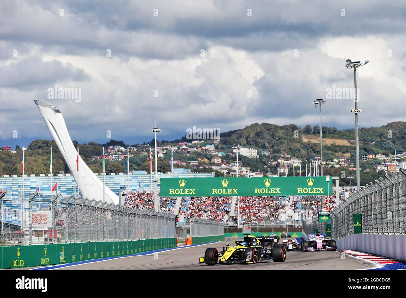 Daniel Ricciardo (AUS) Renault F1 Team RS19. Russian Grand Prix, Sunday ...