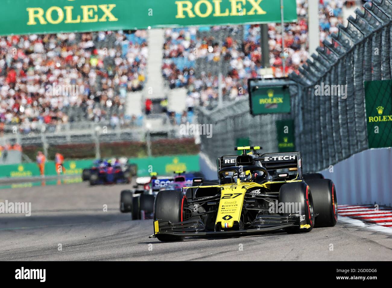 Nico Hulkenberg (GER) Renault F1 Team RS19. Russian Grand Prix, Sunday ...