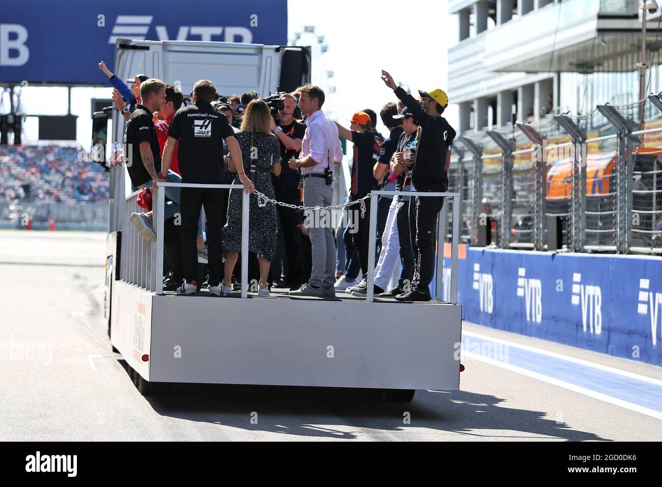 The drivers parade. Russian Grand Prix, Sunday 29th September 2019 ...