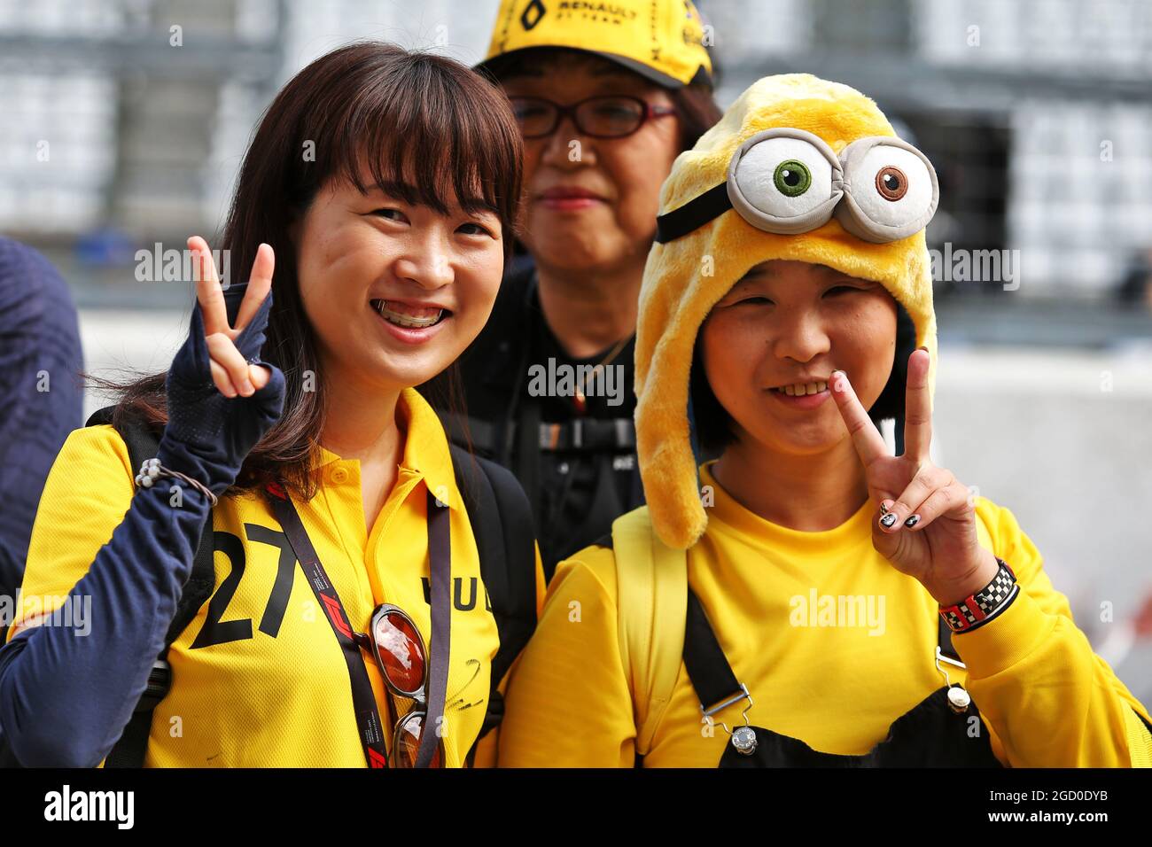 Circuit atmosphere renault f1 team fans hi-res stock photography and ...