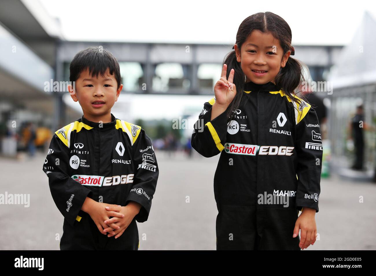 Young renault f1 team fans hi-res stock photography and images - Alamy