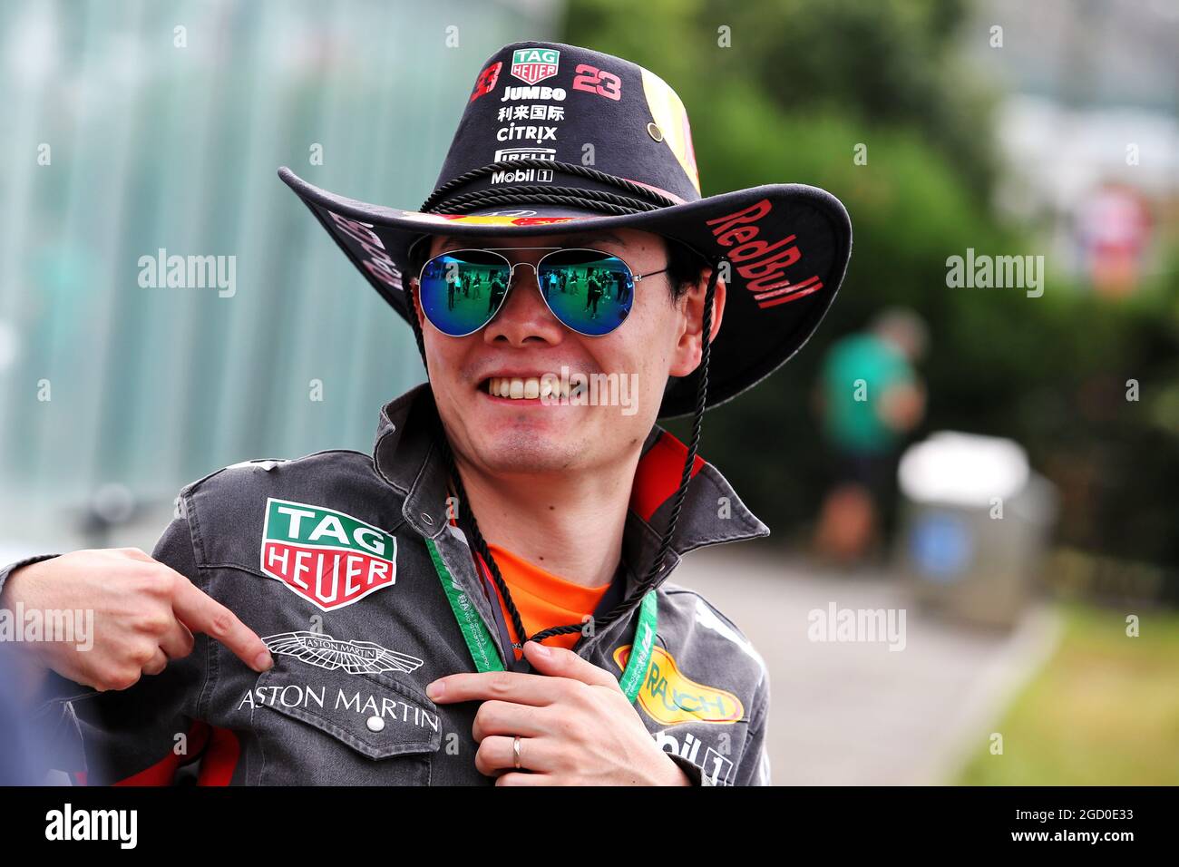 Red Bull Racing fan. Japanese Grand Prix, Thursday 10th October 2019 ...