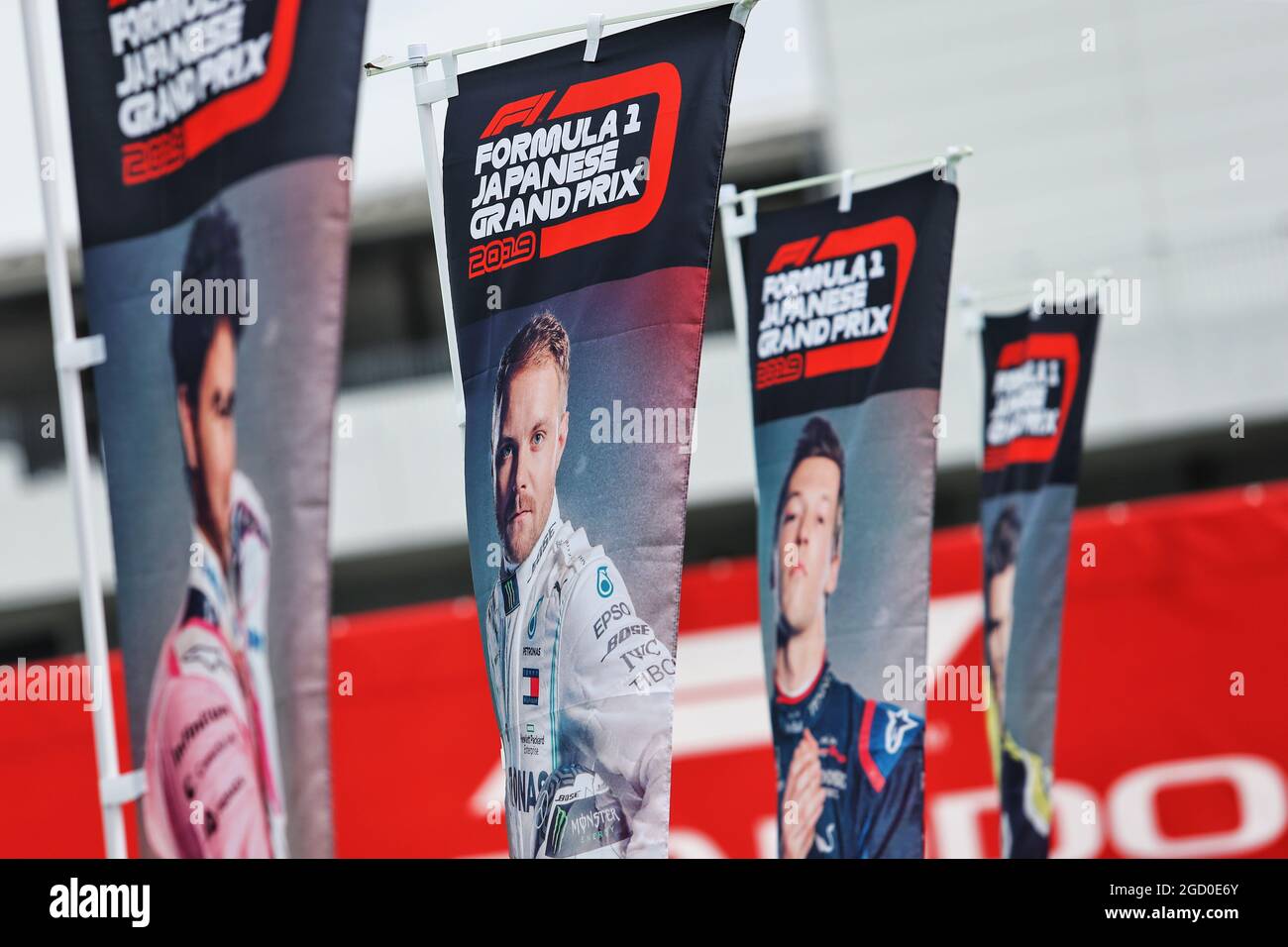 Circuit atmosphere - driver flags. Japanese Grand Prix, Friday 11th ...