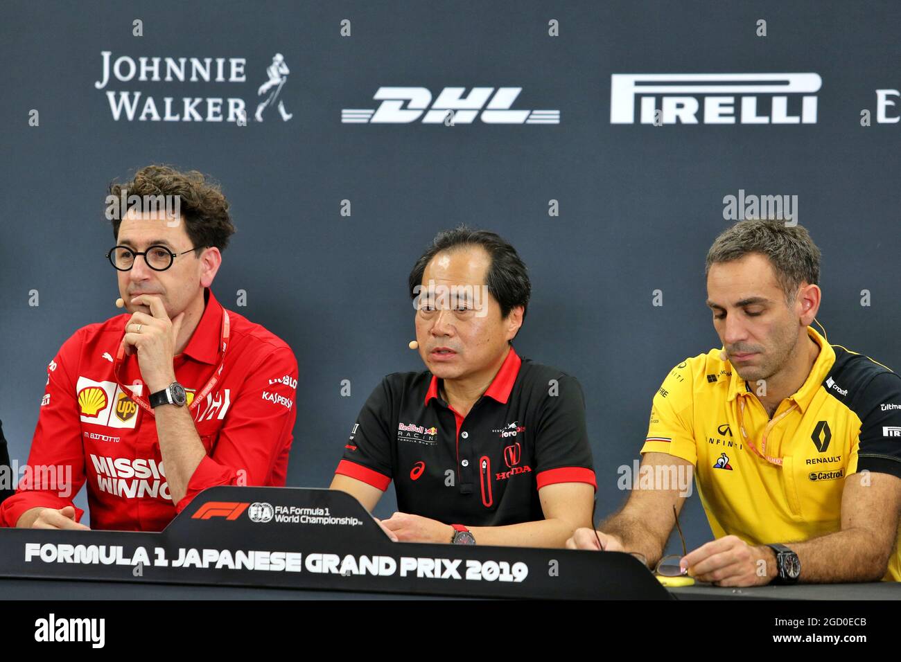 Honda racing f1 managing director toyoharu tanabe hi-res stock ...