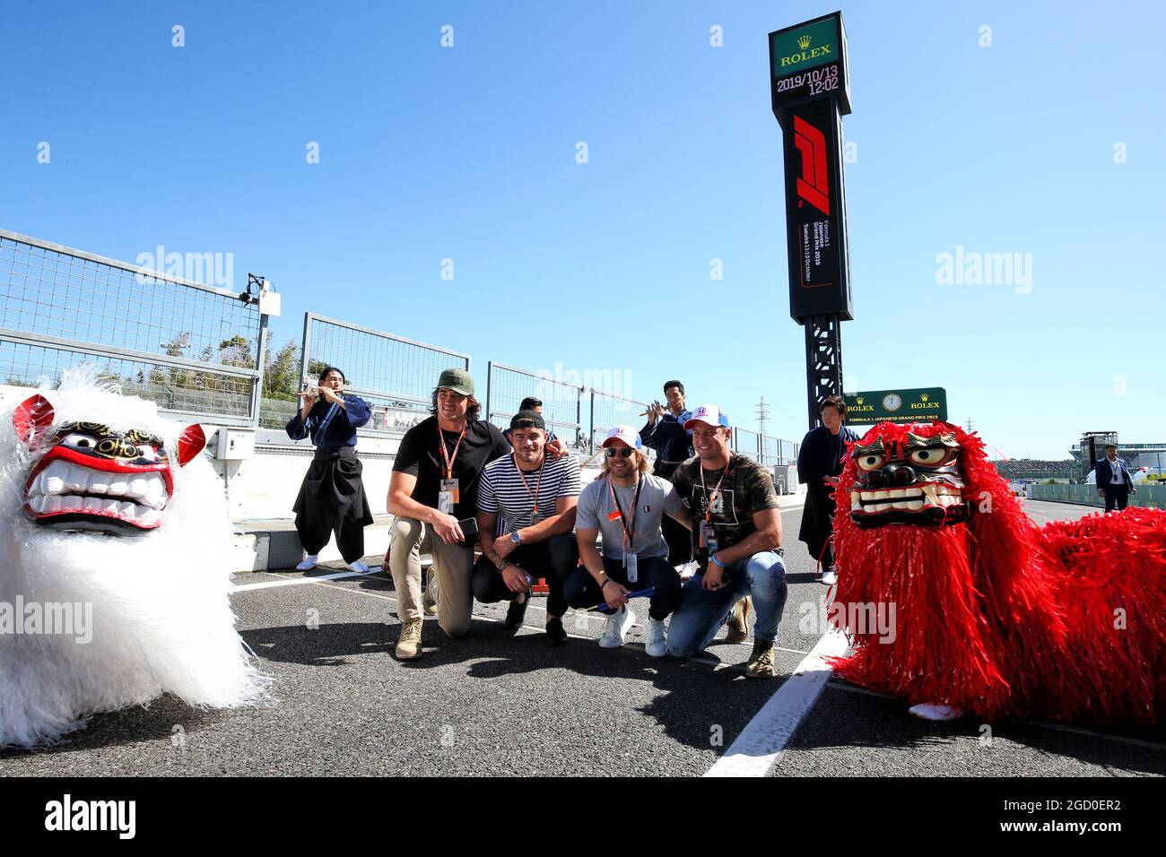 South African Rugby players. Japanese Grand Prix, Sunday 13th October ...