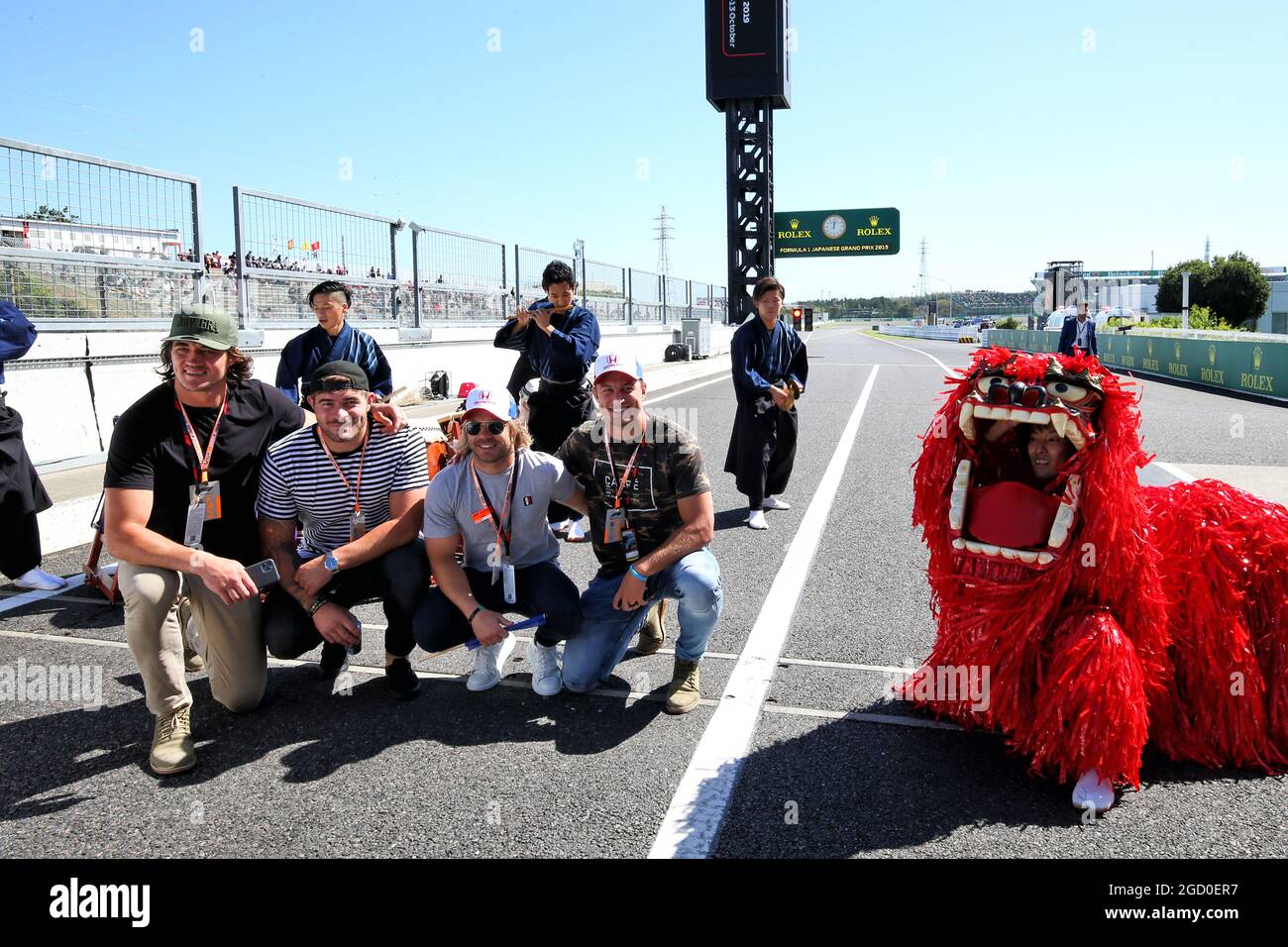 South African Rugby players. Japanese Grand Prix, Sunday 13th October ...