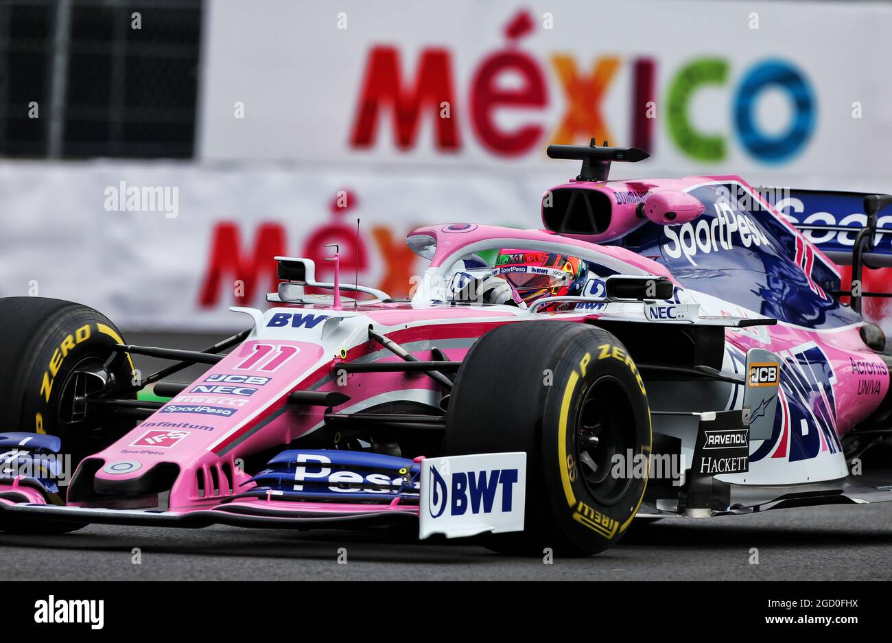 Sergio Perez (MEX) Racing Point F1 Team RP19. Mexican Grand Prix ...