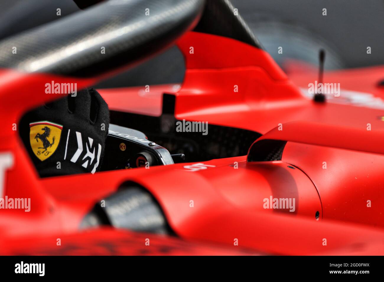 Sebastian Vettel (GER) Ferrari SF90 - steering wheel. Mexican Grand ...