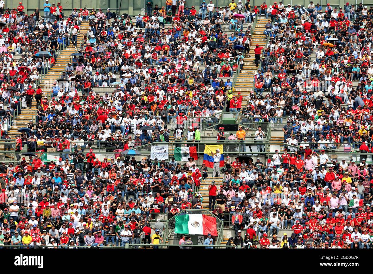 Fans in the grandstand. Mexican Grand Prix, Sunday 27th October 2019 ...