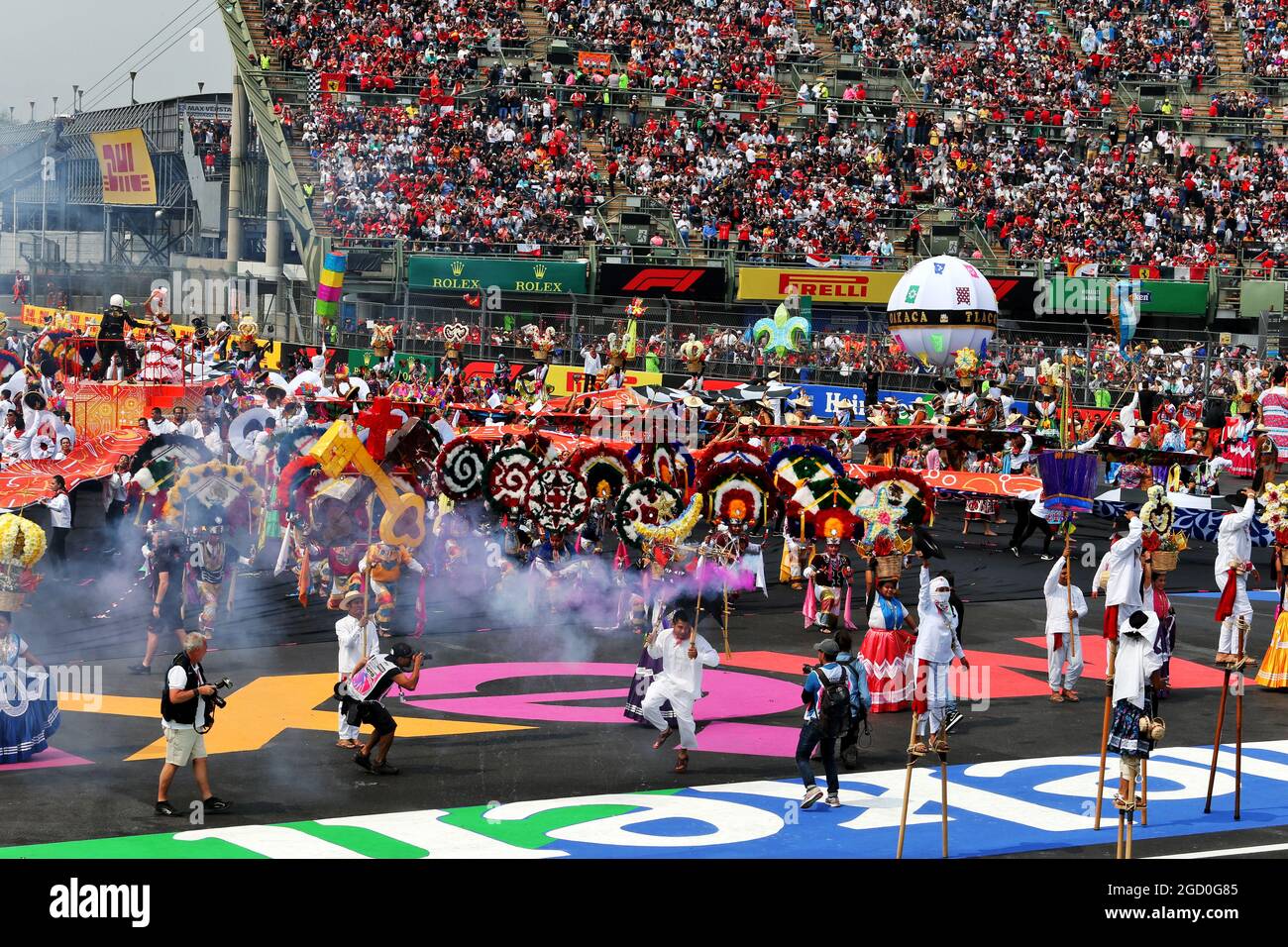 Circuit atmosphere. Mexican Grand Prix, Sunday 27th October 2019 ...