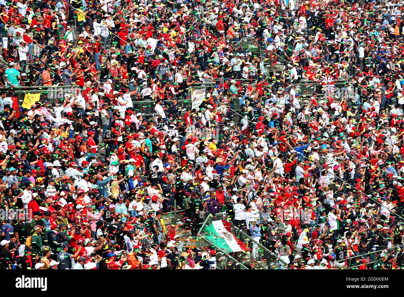 Podium atmosphere. Mexican Grand Prix, Sunday 27th October 2019. Mexico ...