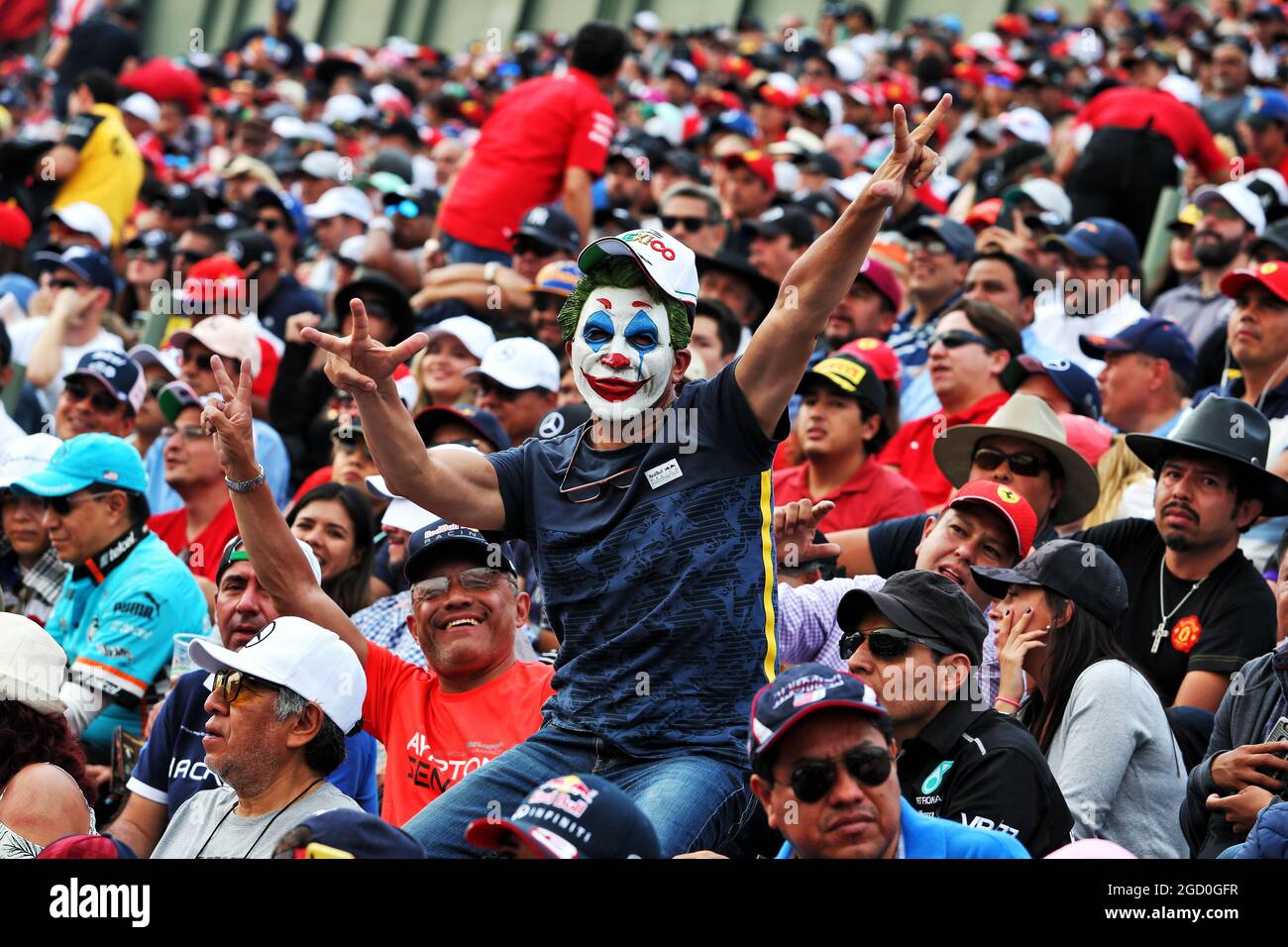Fans in the grandstand. Mexican Grand Prix, Sunday 27th October 2019 ...
