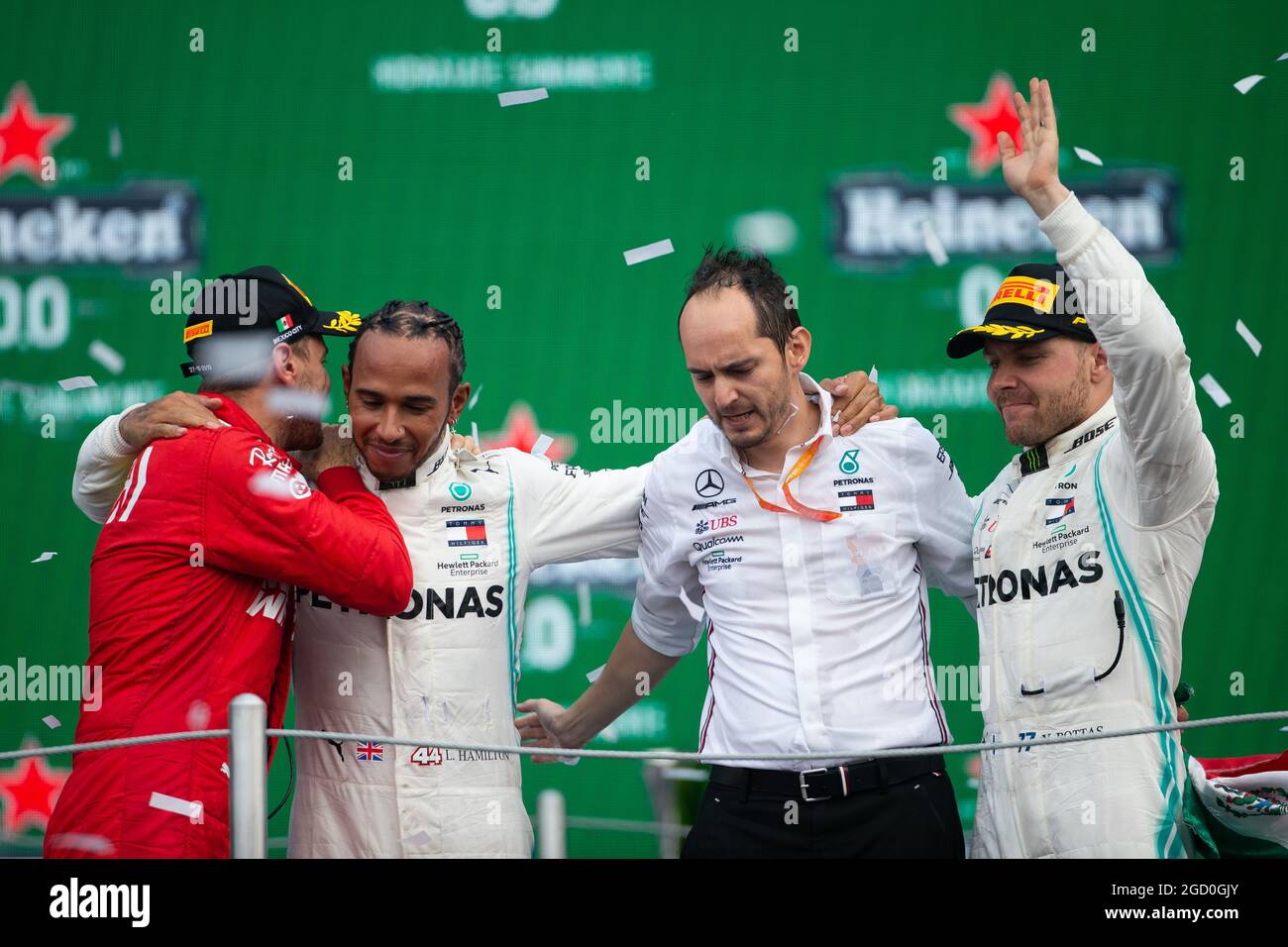 F1 mexico 2019 podium hi-res stock photography and images - Alamy