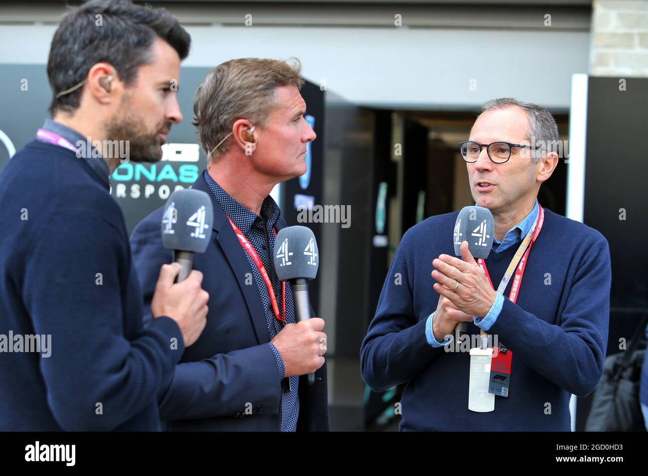 Channel 4 f1 commentator stefano domenicali hi-res stock photography ...