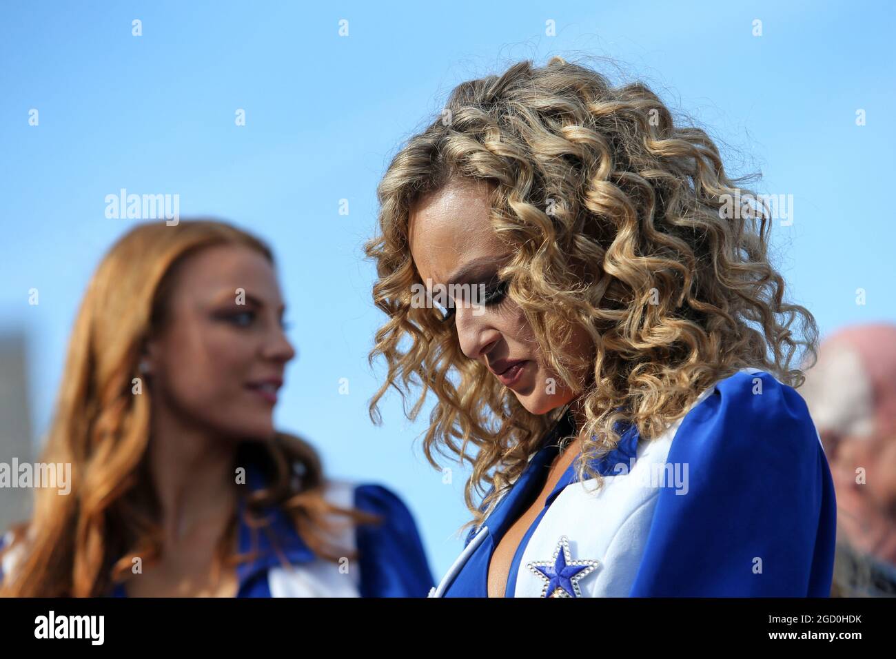 Paddock atmosphere - Dallas Cowboys Cheerleaders. United States Grand ...