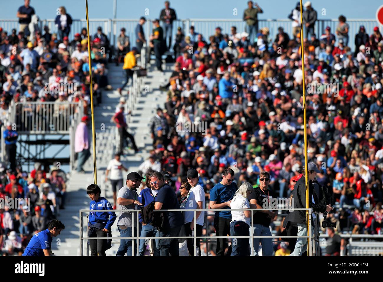 Circuit atmosphere - fans in the grandstand. United States Grand Prix ...