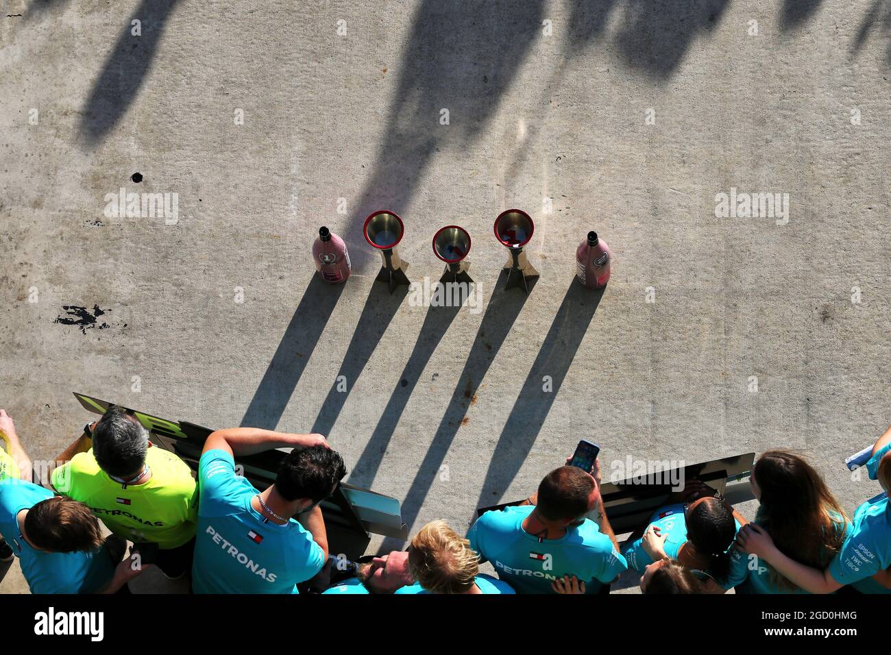 Race trophies for mercedes amg f1 hi-res stock photography and images ...
