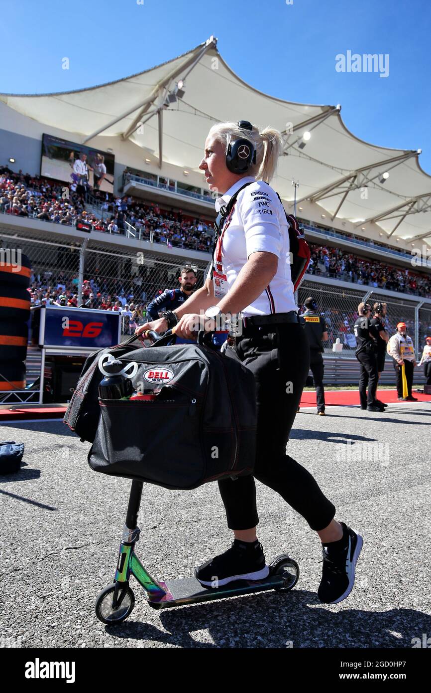 Angela Cullen (NZL) Mercedes AMG F1 Physiotherapist. United States ...