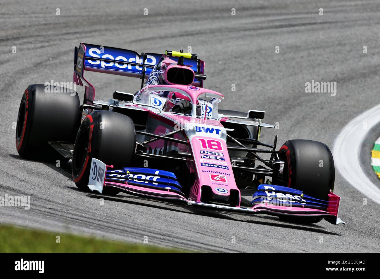 Lance Stroll (CDN) Racing Point F1 Team RP19. Brazilian Grand Prix ...