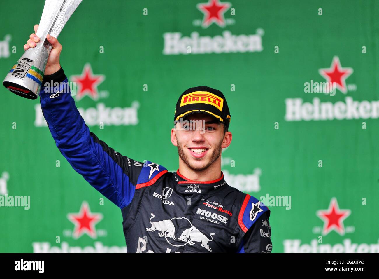 Pierre gasly brazil podium hi-res stock photography and images - Alamy