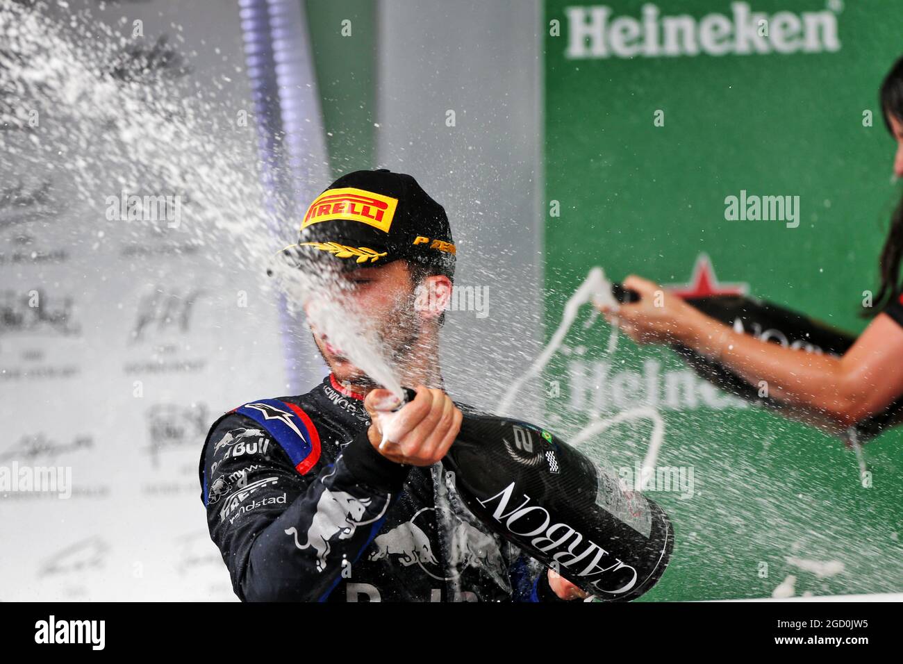 Pierre gasly brazil podium hi-res stock photography and images - Alamy
