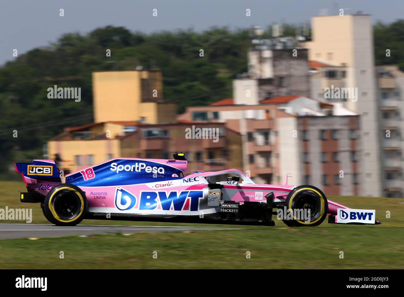 Lance Stroll (CDN) Racing Point F1 Team RP19. Brazilian Grand Prix ...