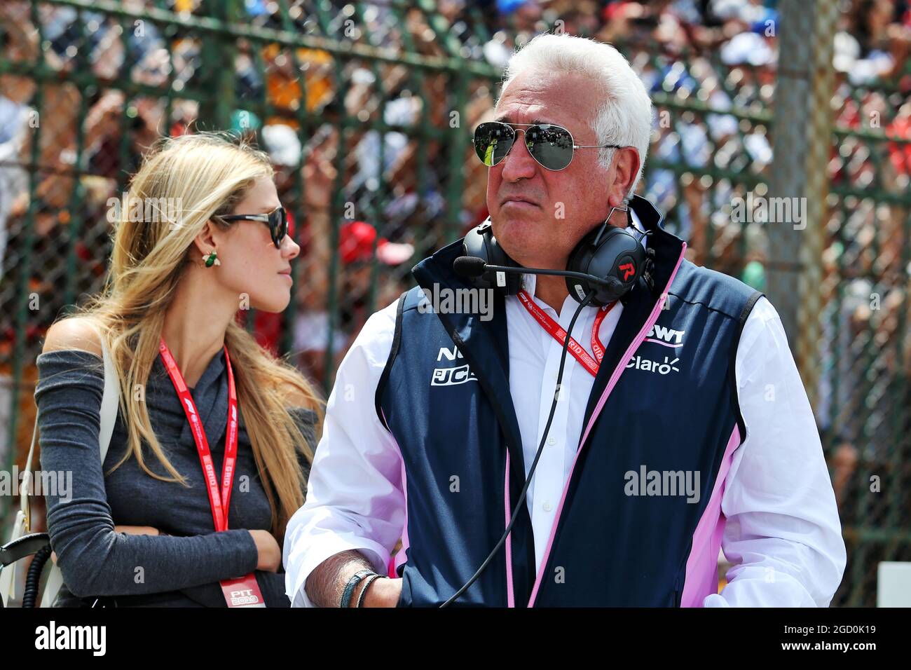 Lawrence Stroll (CDN) Racing Point F1 Team Investor with his daughter ...