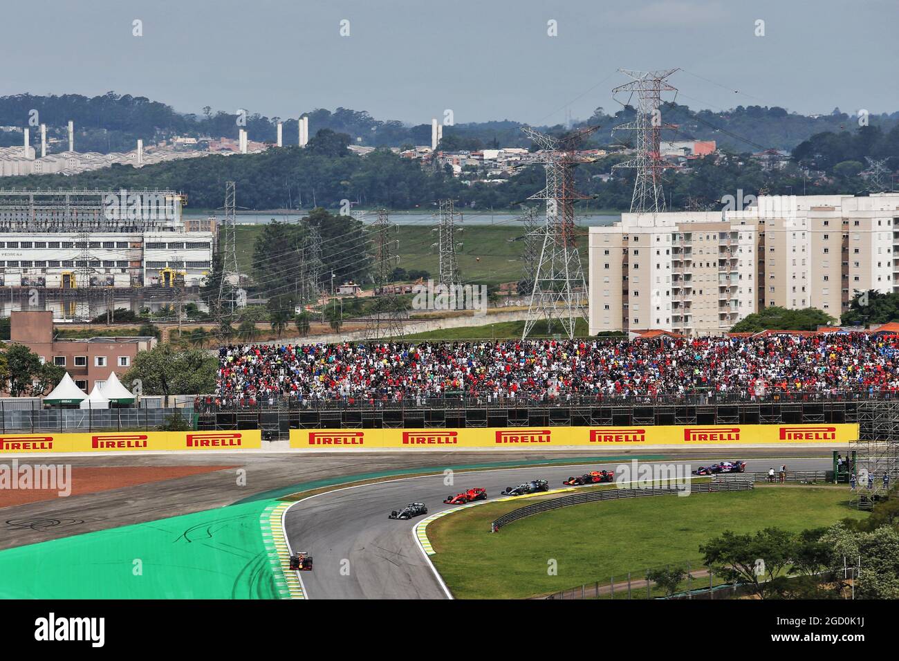 Formula one motor racing brazilian grand prix race interlagos hi-res ...