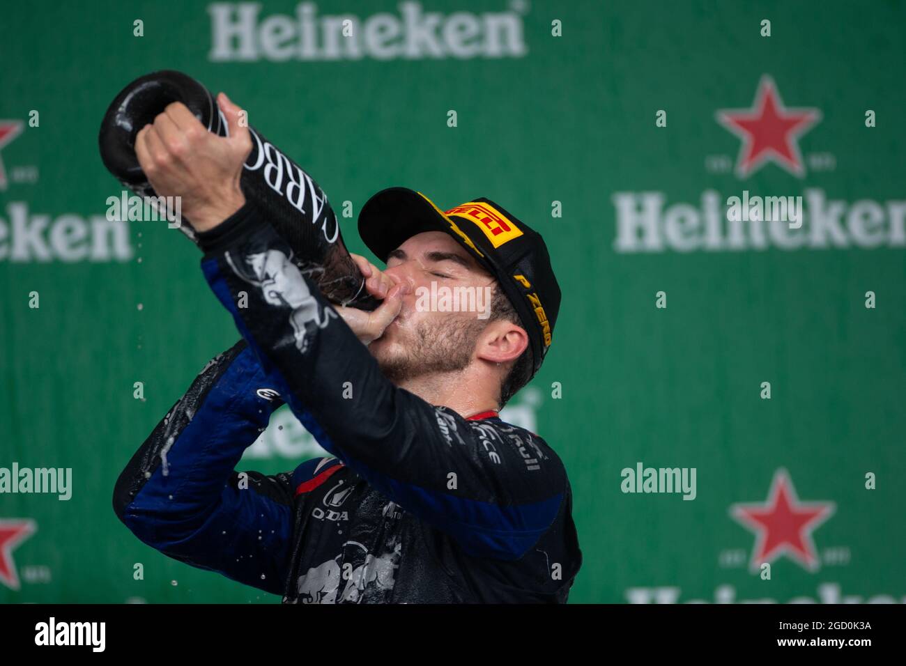 Pierre gasly brazil podium hi-res stock photography and images - Alamy