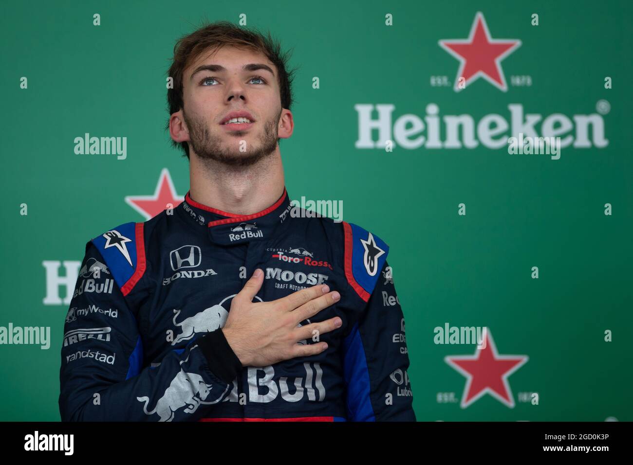 Pierre gasly brazil podium hi-res stock photography and images - Alamy