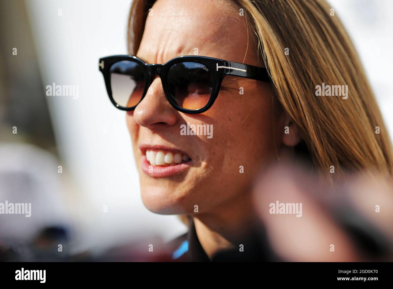 Williams team principal claire williams yas marina circuit hi-res stock ...