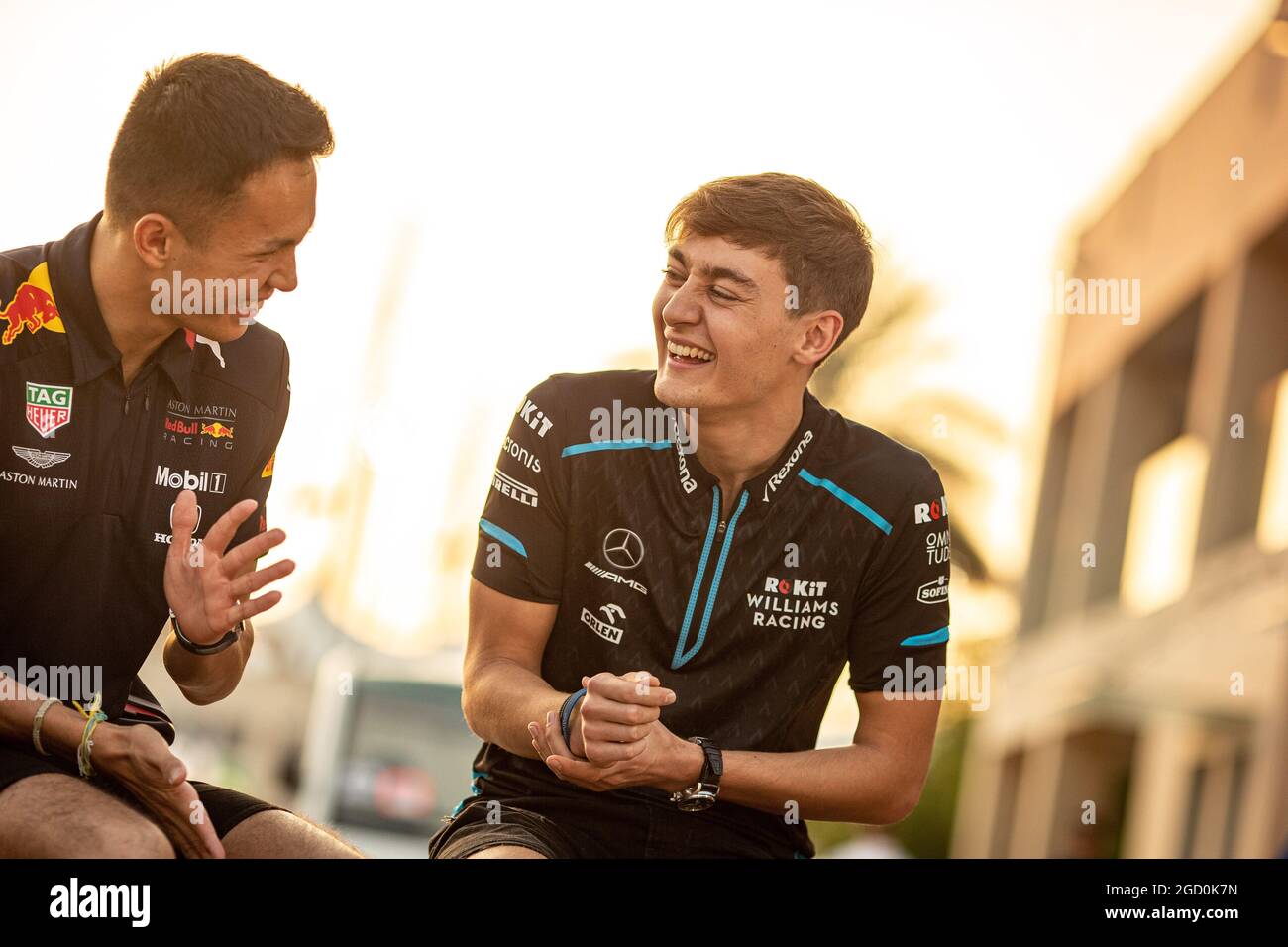 George russell and alex albon hi-res stock photography and images - Alamy
