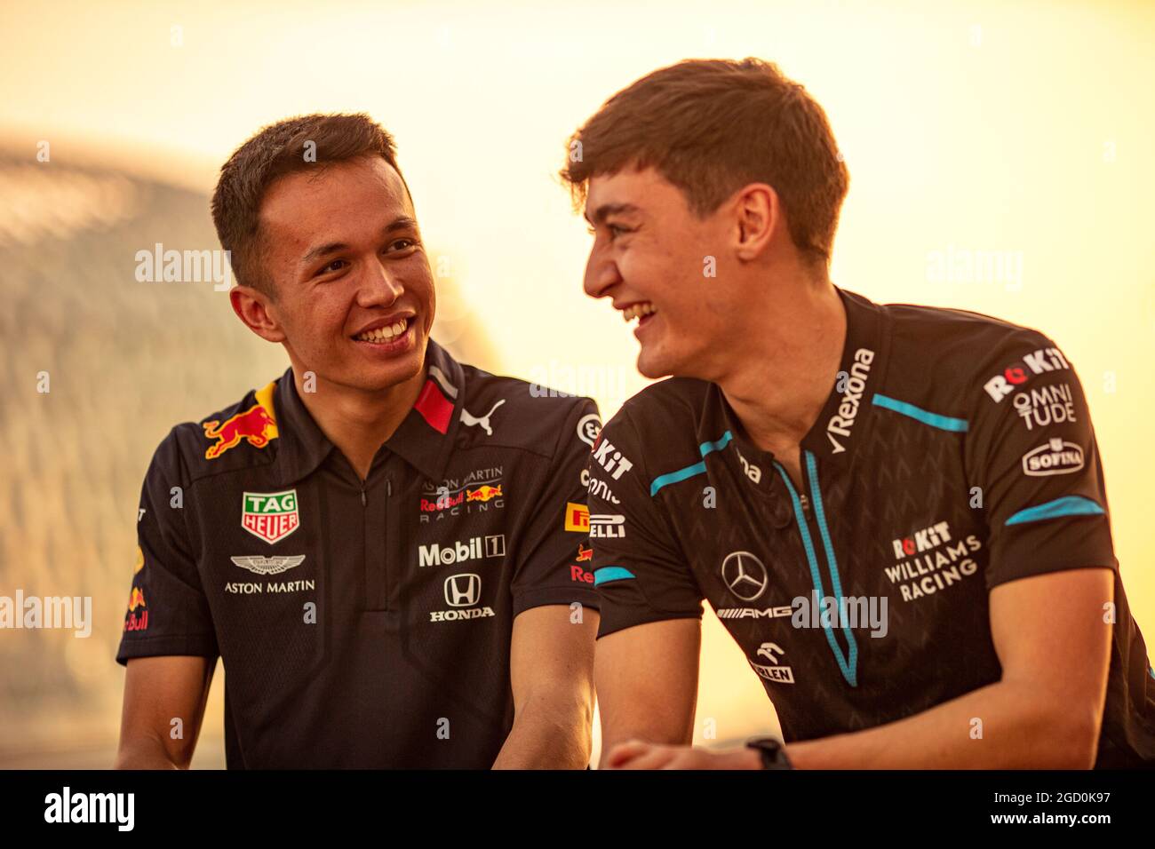 George russell and alex albon hi-res stock photography and images - Alamy