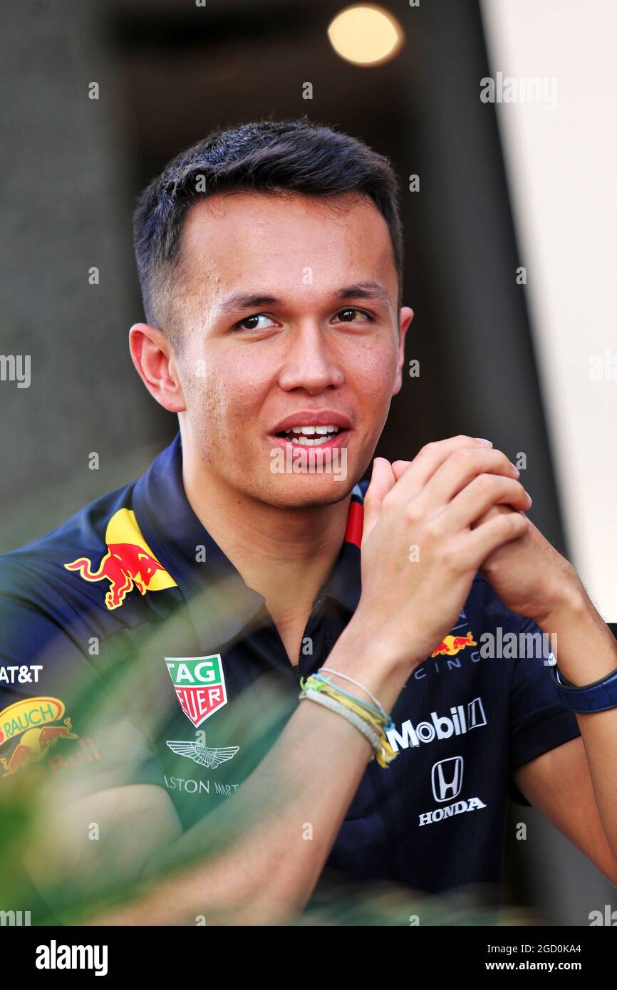 Alexander Albon (THA) Red Bull Racing. Abu Dhabi Grand Prix, Thursday ...