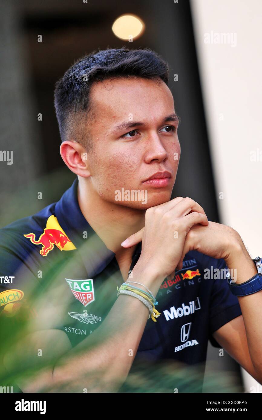 Alexander Albon (THA) Red Bull Racing. Abu Dhabi Grand Prix, Thursday ...