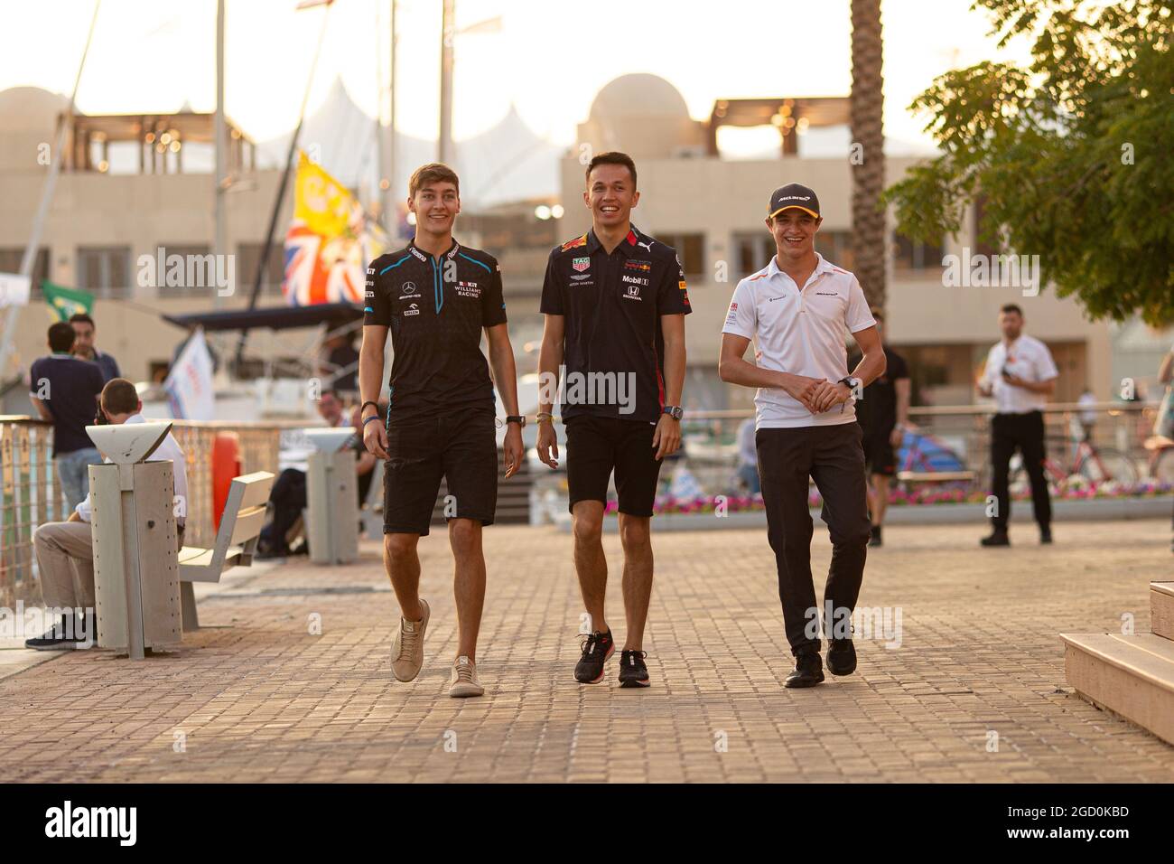 George russell and alex albon hi-res stock photography and images - Alamy