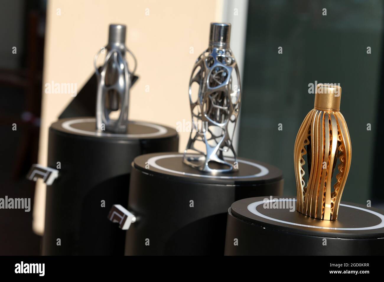 F1 perfumes created by Designer Parfums in the paddock. Abu Dhabi Grand ...