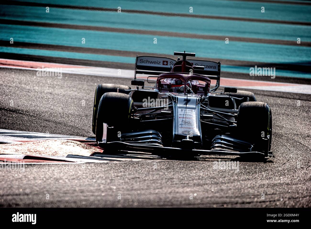 Kimi Raikkonen (FIN) Alfa Romeo Racing C38. Abu Dhabi Grand Prix ...