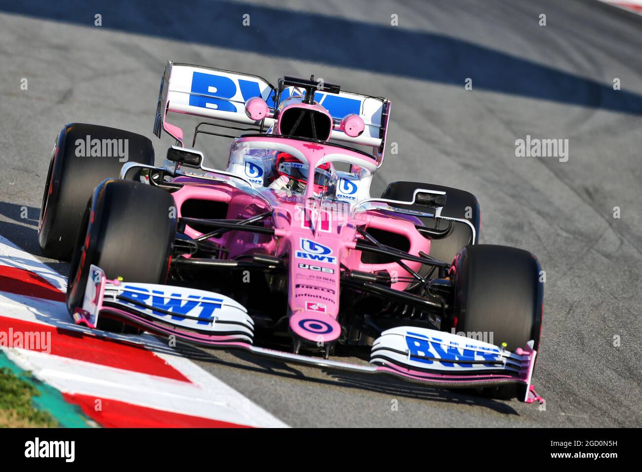 Sergio Perez (MEX) Racing Point F1 Team RP19. Formula One Testing, Day ...