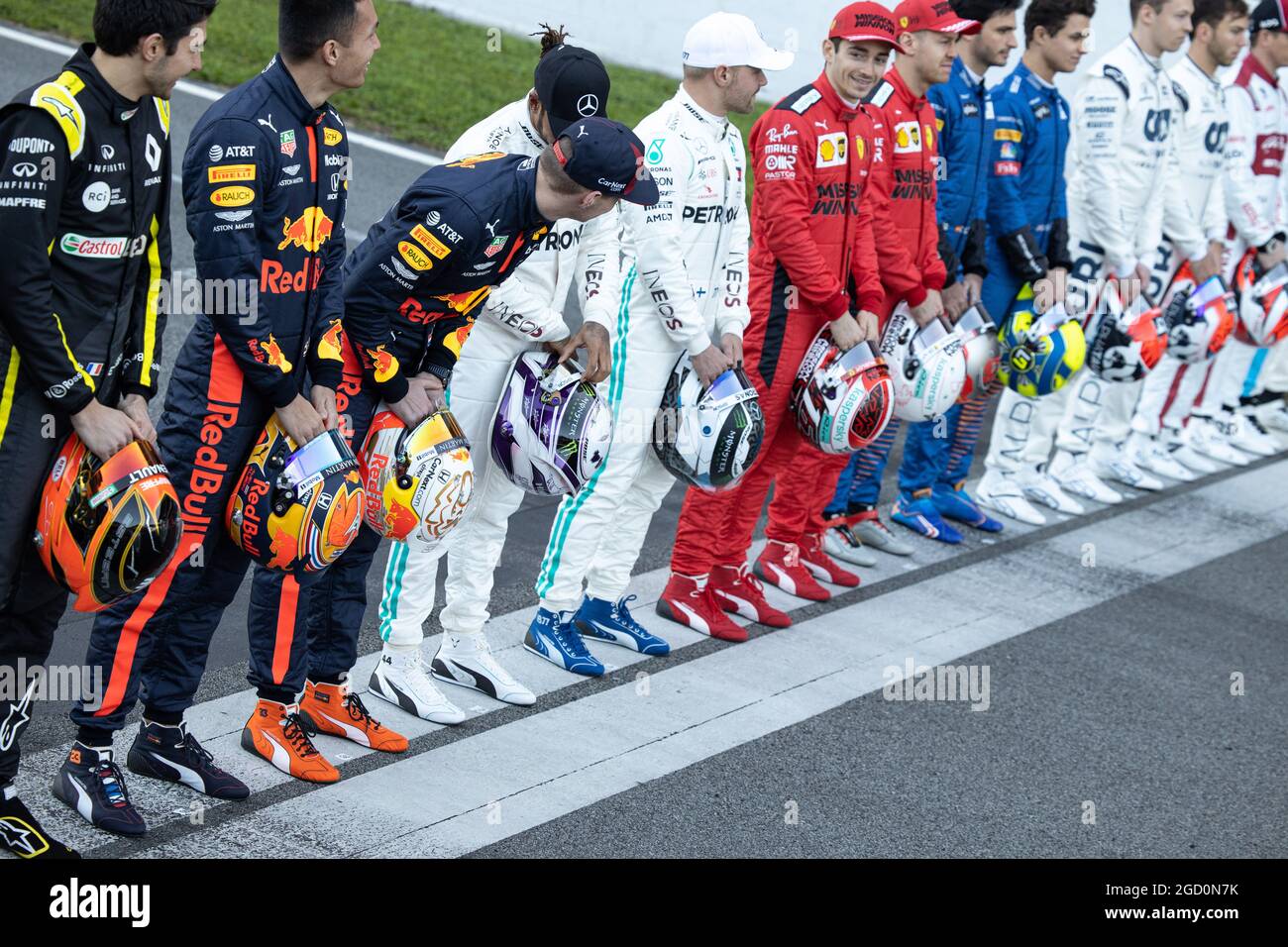 A drivers group photograph. Formula One Testing, Day 1, Wednesday 19th ...
