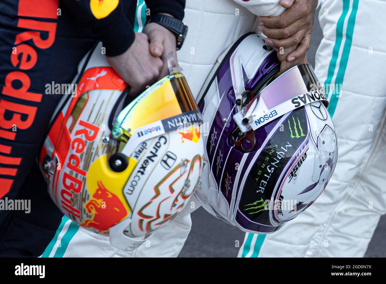 Racing helmets formula one hi-res stock photography and images - Alamy