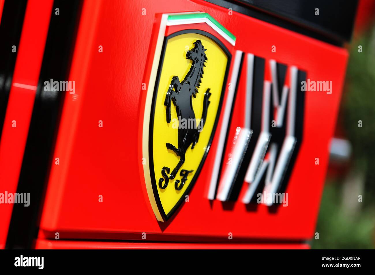Ferrari logo. Formula One Testing, Day 1, Wednesday 19th February 2020 ...