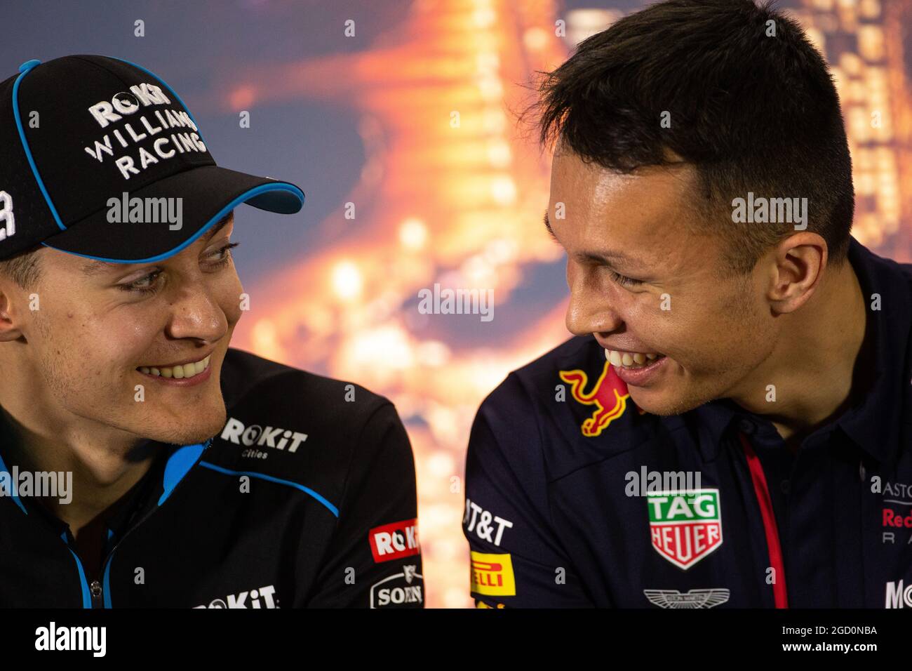 George russell and alex albon hi-res stock photography and images - Alamy