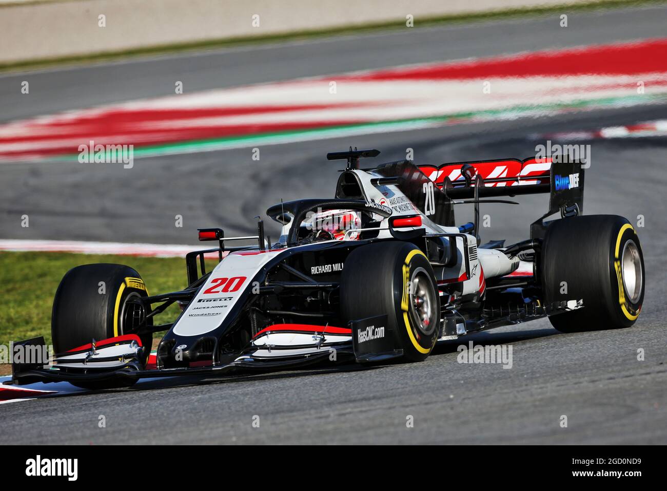 Kevin Magnussen (DEN) Haas VF-20. Formula One Testing, Day 1, Wednesday ...