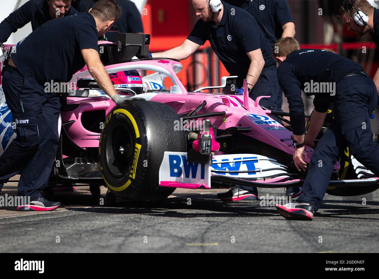 Sergio Perez (MEX) Racing Point F1 Team RP19. Formula One Testing, Day ...