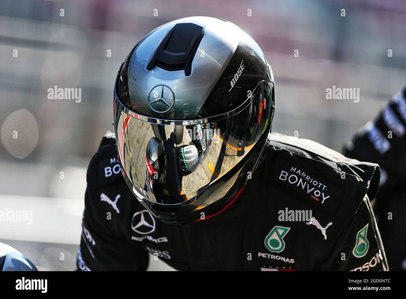 Mercedes AMG F1 mechanic. Formula One Testing, Day 2, Thursday 20th ...